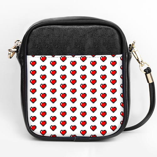 8 Bit Heart Crossbody Purse | InspectorBaggage